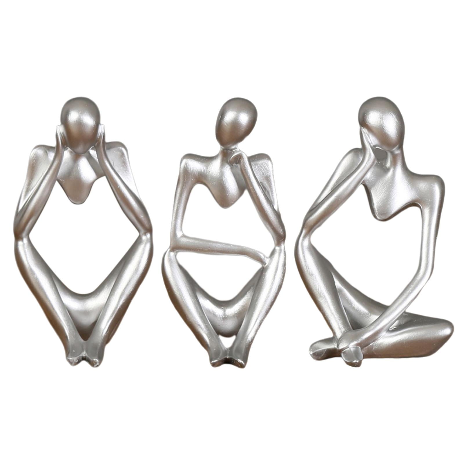 Click here for Jifeng 3 Pieces Resin Thinker Sculpture Figurine S... prices