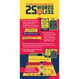 USAopoly 25 Words or Less Board Game, Family Fun Party, 300 Cards ...