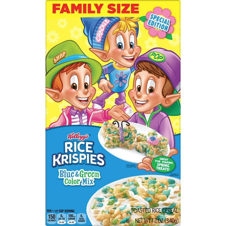 Blue Cereal Box