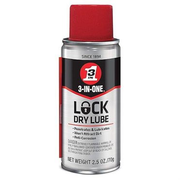 3-IN-ONE Lock Dry Lubricant Spray, 2.5 Oz for Hardware, Home and ...