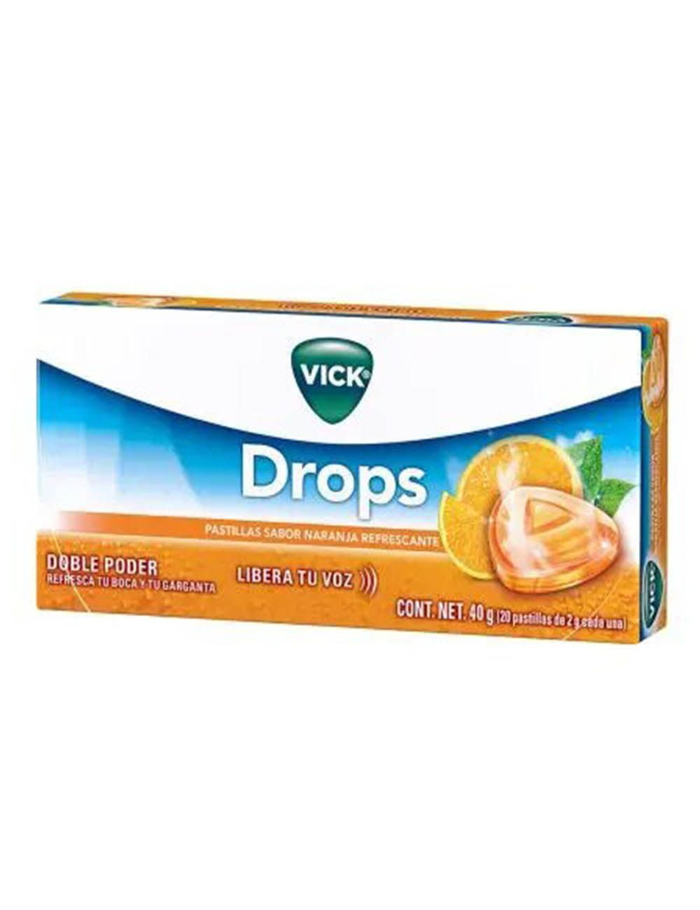 Caja Vick Con 20 Pastillas Sabor Naranja | Walmart en línea