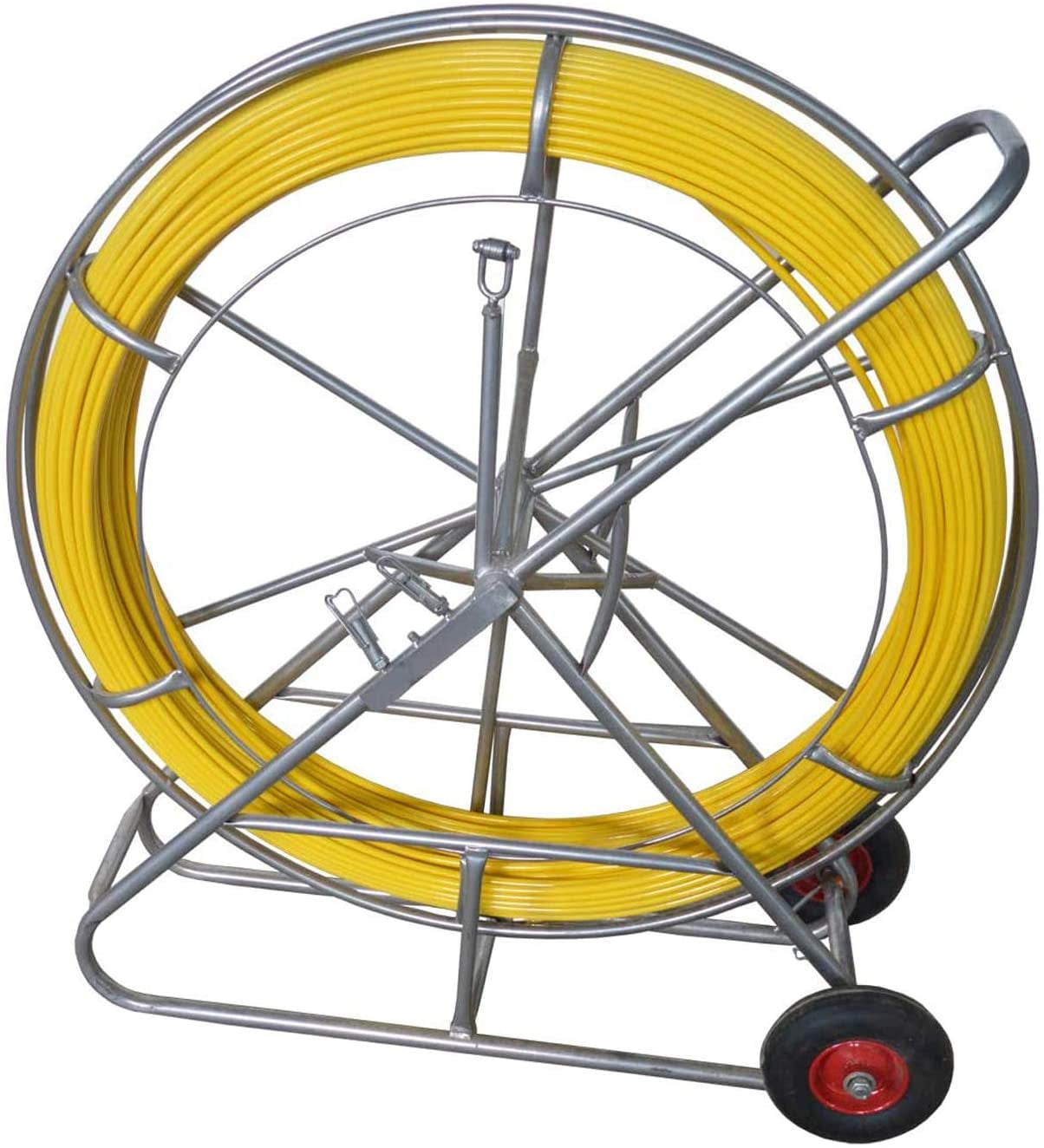 INTBUYING Fish Tape Fiberglass Reel Wire Cable Running Rod Duct Rodder ...