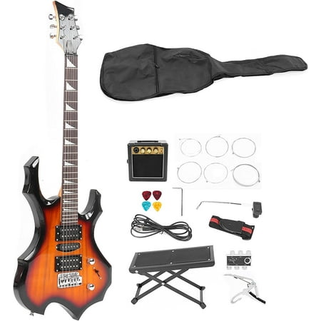 Acoustic Electric Guitar, 38 Inch 6 Stringed Electric Guitar, Complete ...