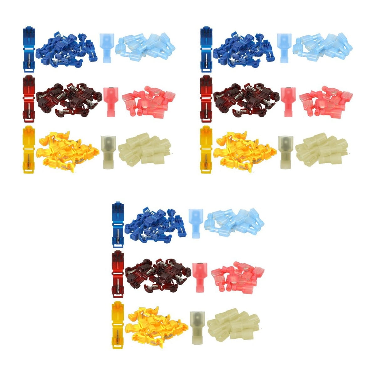 90 piezas de conectores eléctricos para automóviles, terminales ...