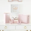 Blu Monaco 5 Piece Pink Office Supplies Desk Organizer Set - Walmart.com