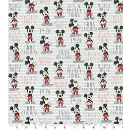 Disney Mickey Mouse Little Performer Blue Cotton Fabric Walmart