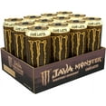 Monster Energy Java, Café Latte, Coffee + Energy, 12 Count, 15 fl oz - Walmart.com