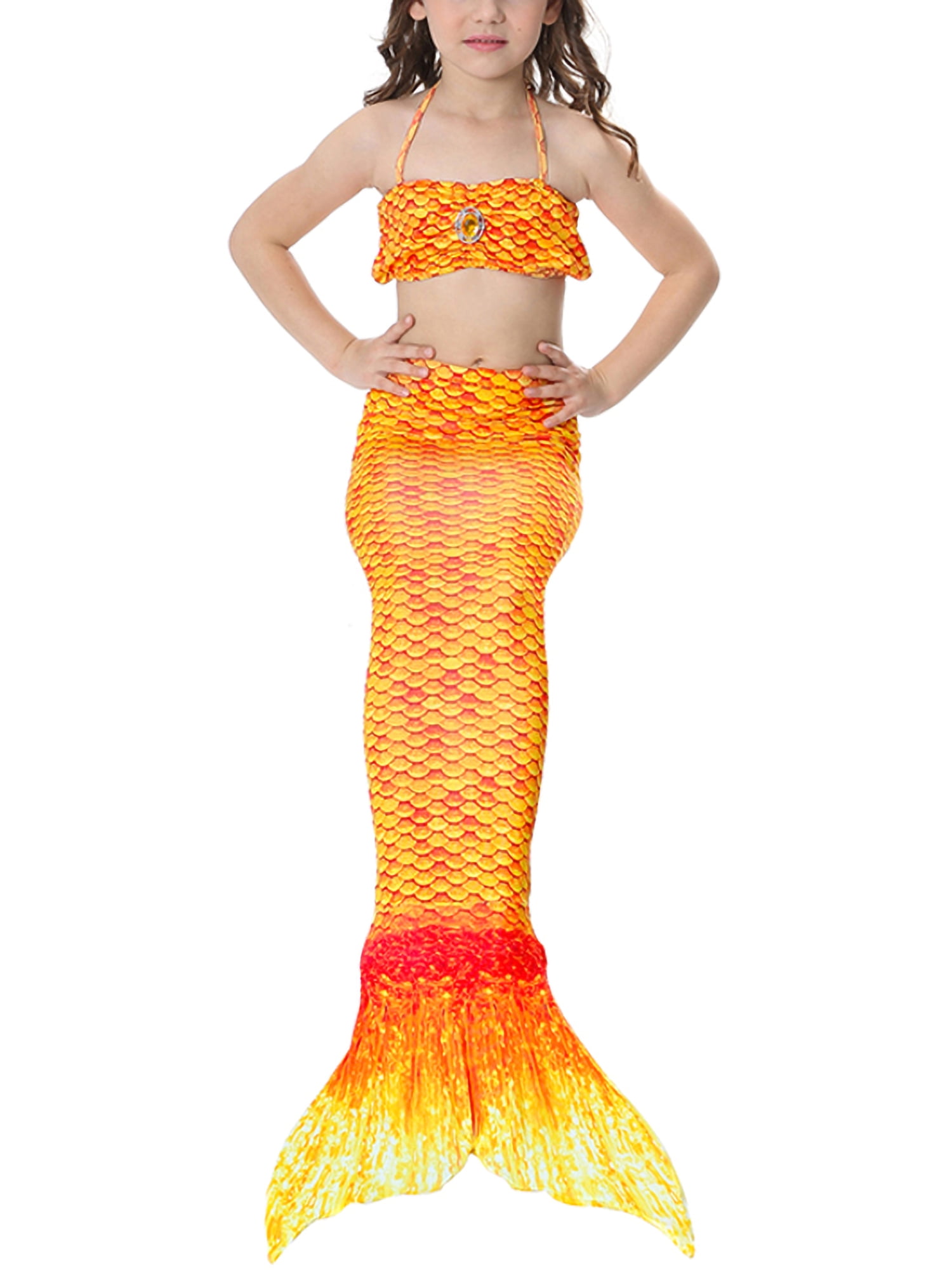 Swimwear Two Pieces Girls Swimsuit Bottom Baby Girls Mermaid Swim ...