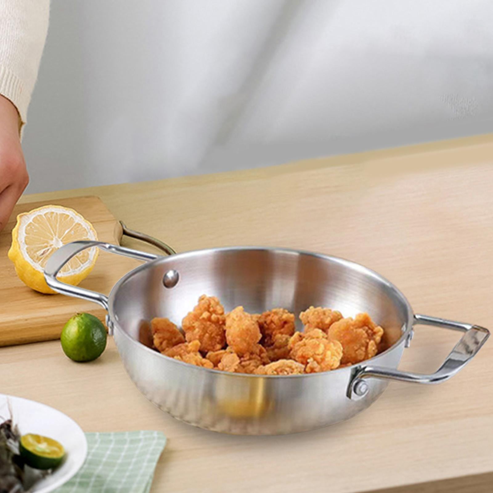 Seafood Pot Pan Dry Pots Double Ear, Multipurpose Stainless Steel ...