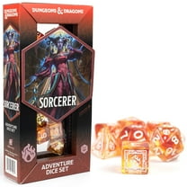 Dungeons & Dragons: D&D Adventure Dice: Rogue - Purple - 15pc RPG Die ...