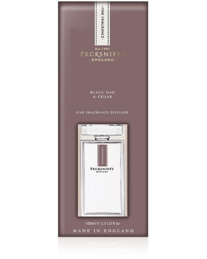 Pecksniff's Prestige 100ml Square Diffuser Black Oak & Cedar - Walmart.com