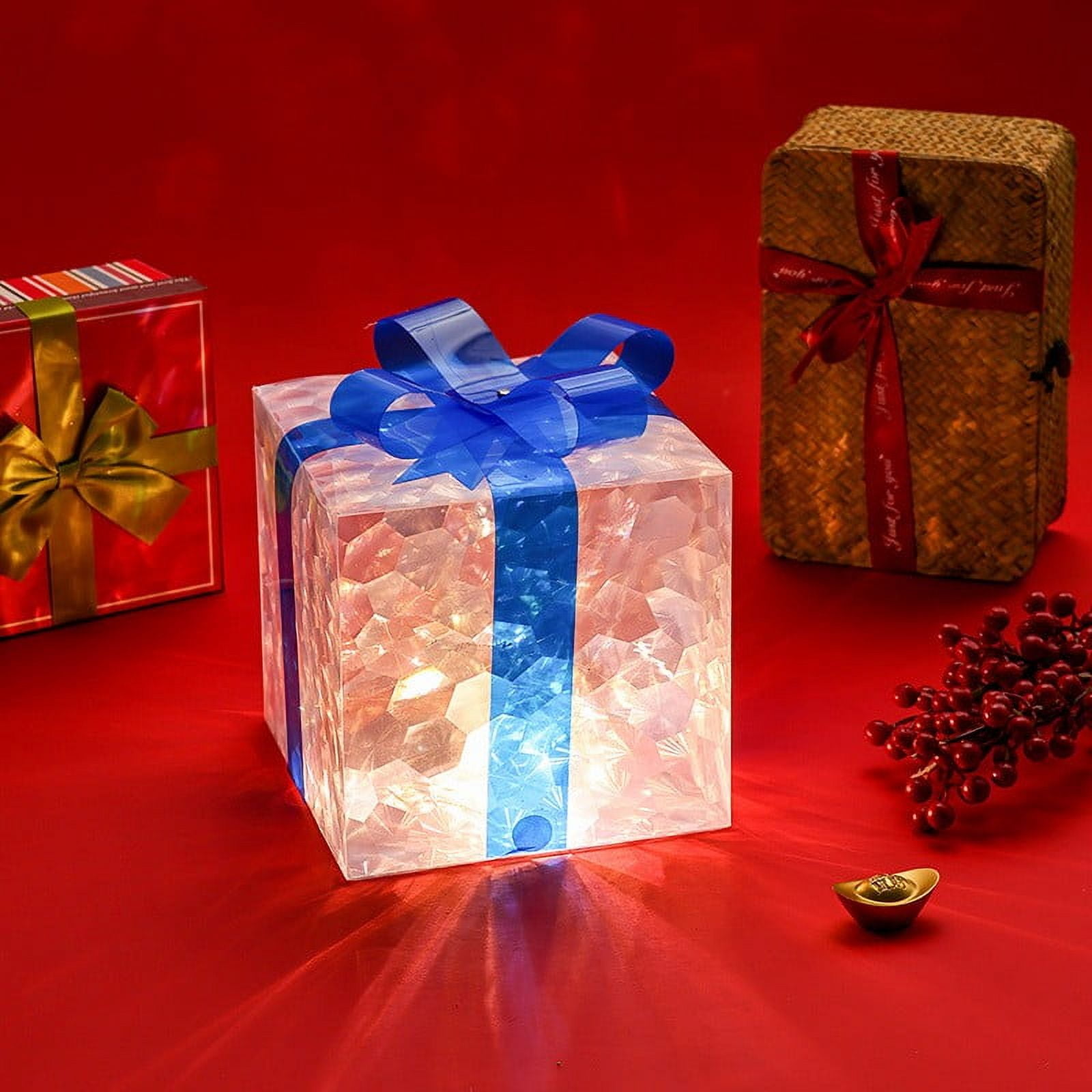 Click here for Eqwljwe Set Of 3 Christmas Lighted Gift Boxes  Pre... prices