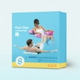 Joyfy 2PCS Inflatable Pool Floats with Mesh Bottom, Adjustable Floating ...