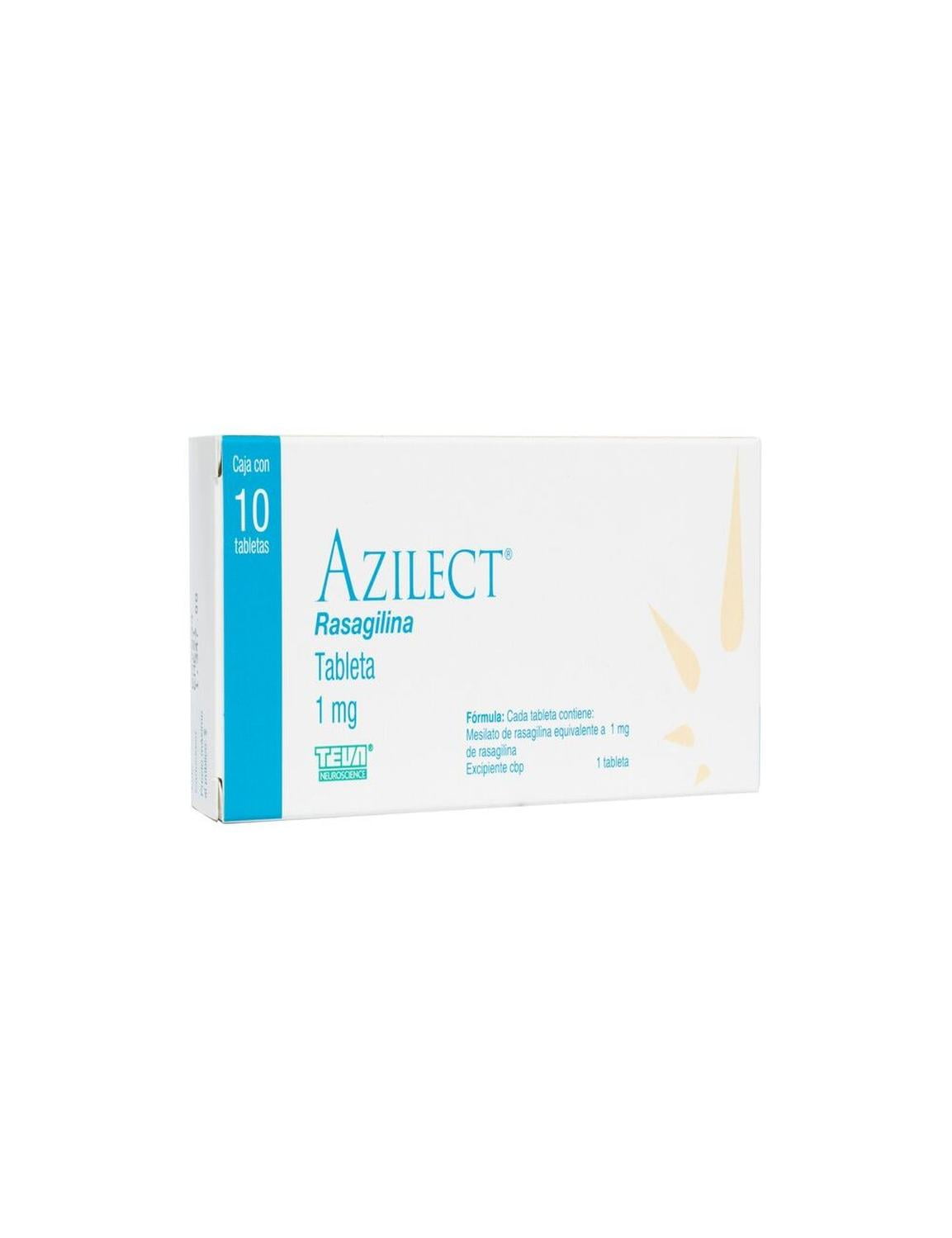 Azilect 1 mg 10 tabletas | Walmart en línea