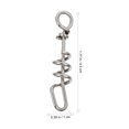 BESTYASH 2Pcs Stainless Steel Parrot Foot Rings Plated Silver for ...