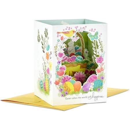 Hallmark Paper Wonder Displayable Pop Up Easter Card (Easter Basket ...