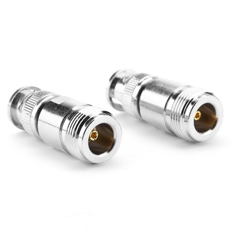Demonsen BNC Adapter Coaxial Connector, Type N To BNC Adapter, RF Applications For Antennas ...