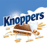 Knoppers Filled Milk Hazelnut Wafer Candy with Creamy Filling, 6 Piece ...