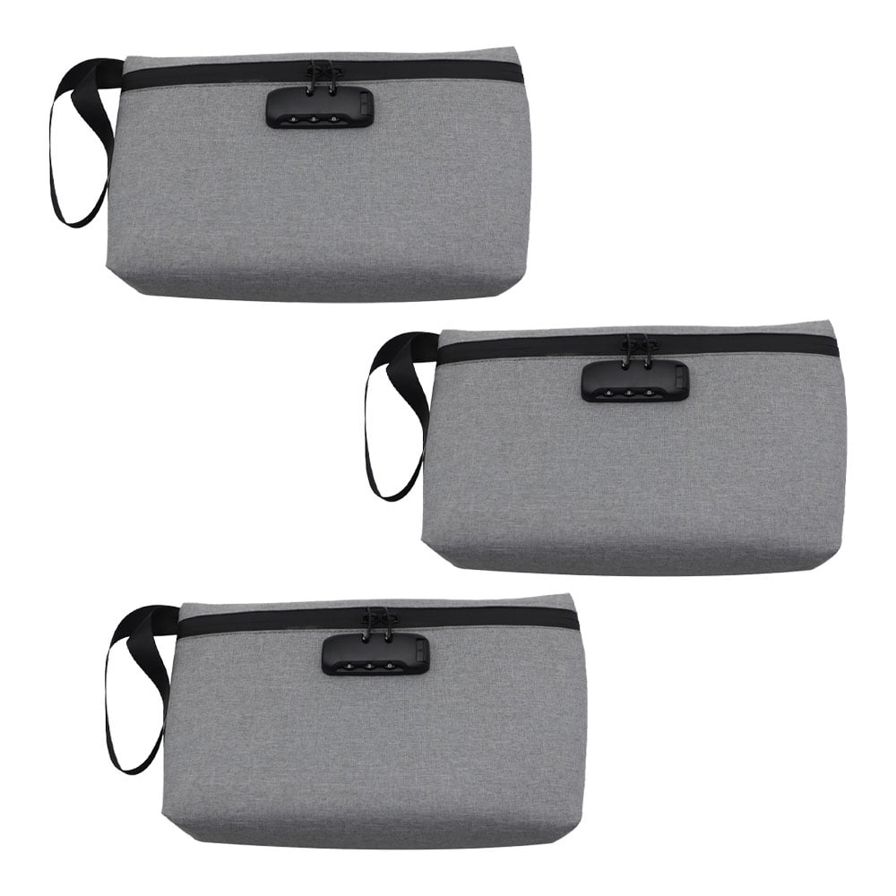 Document bag with lock, waterproof zipper, document storage bag, credit ...