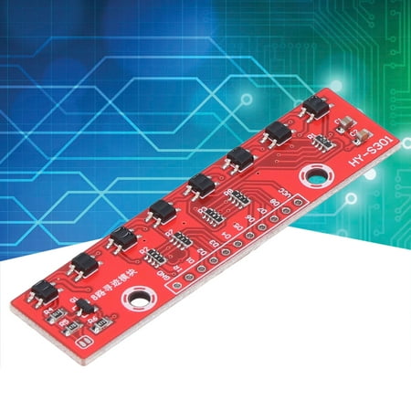 Ccdes Tracking Module 8 Channel Infrared Detection Sensor PCB 8bit Detector Board,Infrared ...