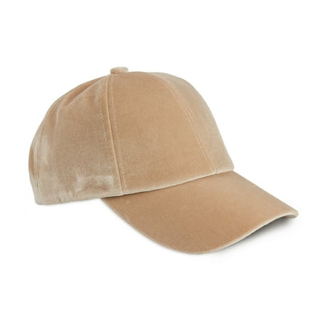 Magid - VELVET BEIGE FALL BASEBALL CAP HAT - Walmart.com - Walmart.com