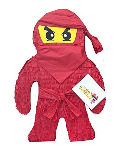 20" Tall Red Color Ninja Pinata great for Martial Arts Birthday Party ...