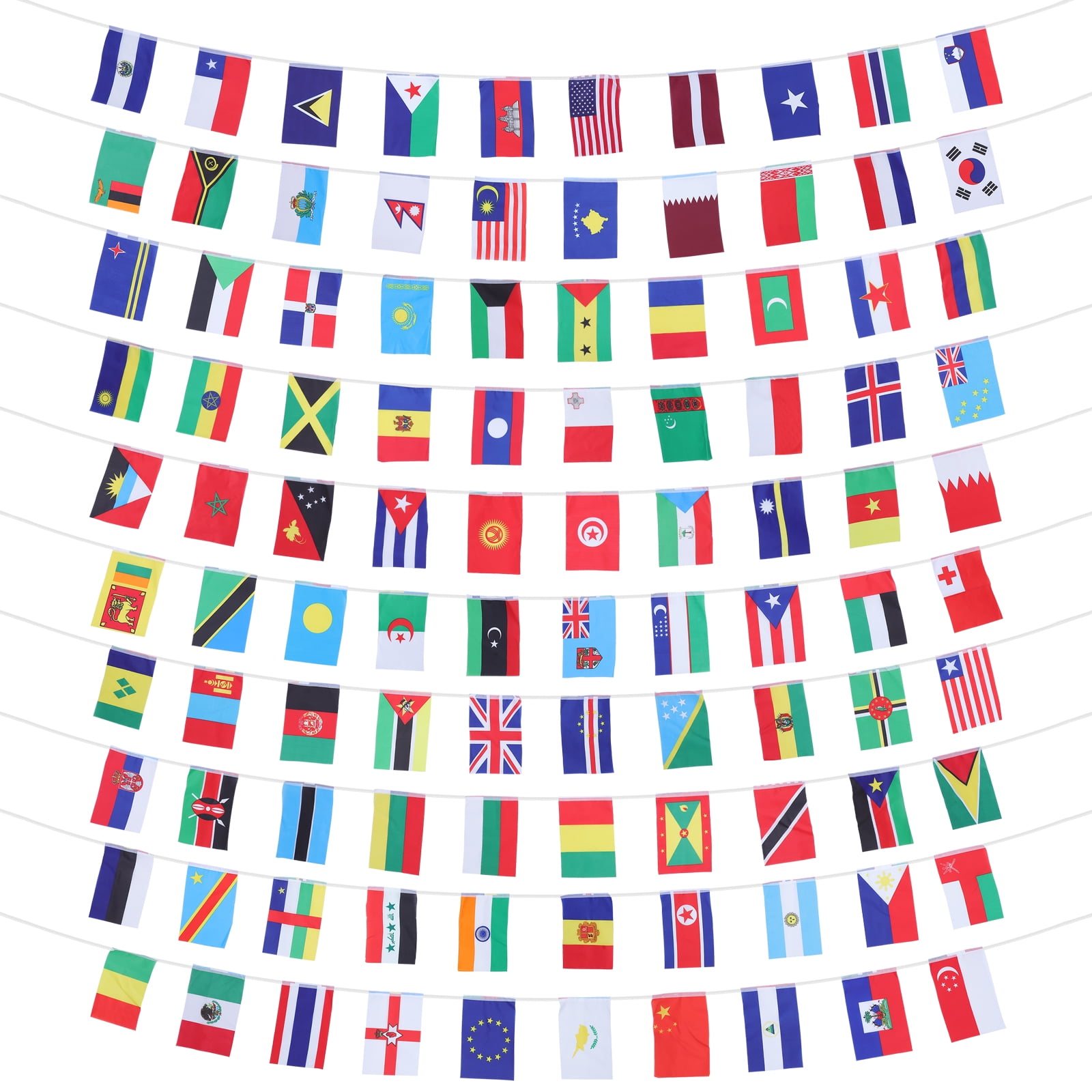 Click here for Homemaxs 1 Set Banner Flag National String Flag Ba... prices