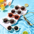 2-8T Kids Sunglasses, Toddler Retro Ultraviolet-proof Round Glasses ...