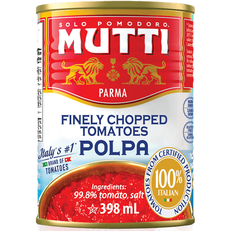 Mutti Finely Chopped Tomatoes 398 mL, Mutti Polpa - Walmart.ca