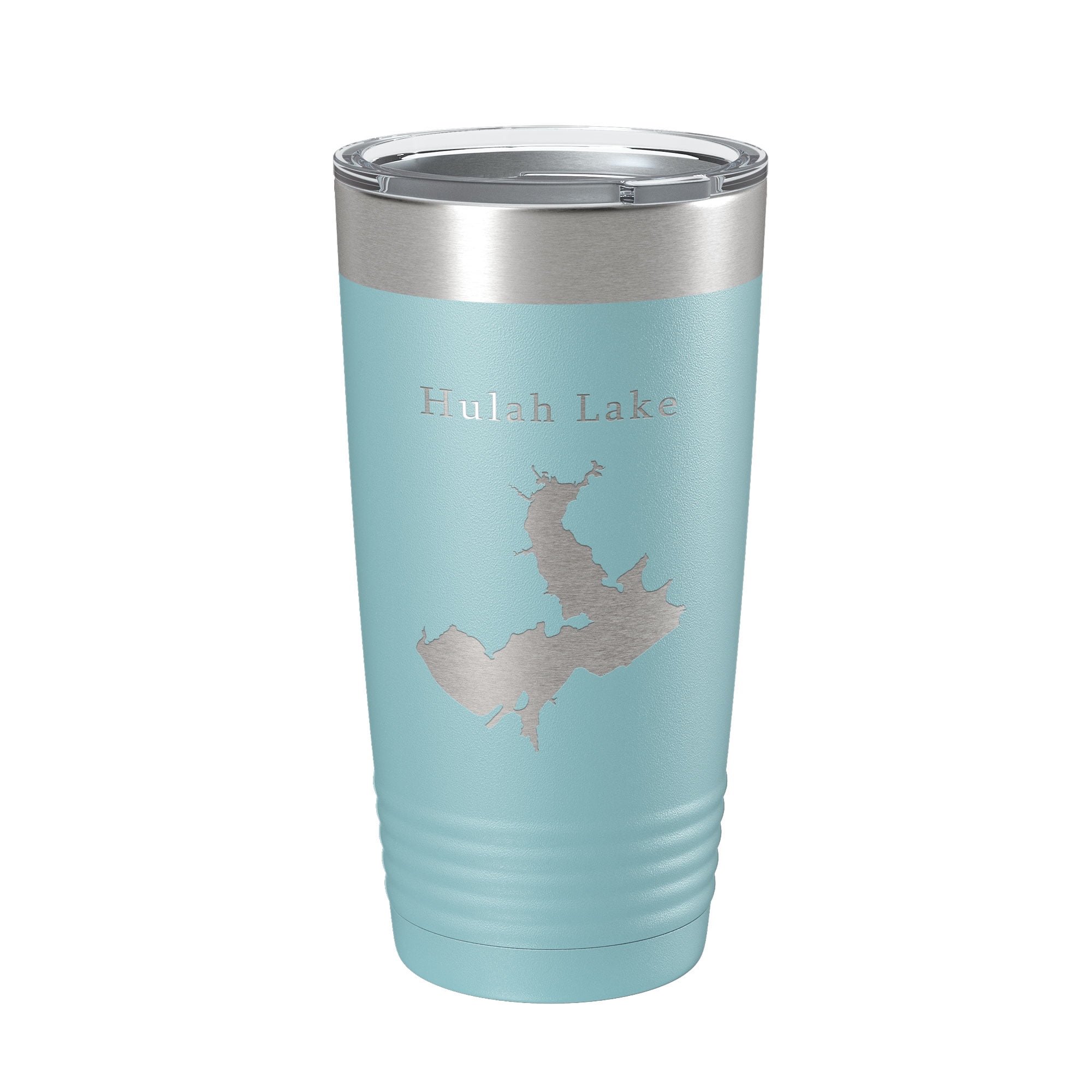 Hulah Lake Map Tumbler Travel Mug Insulated Laser Engraved Coffee Cup ...
