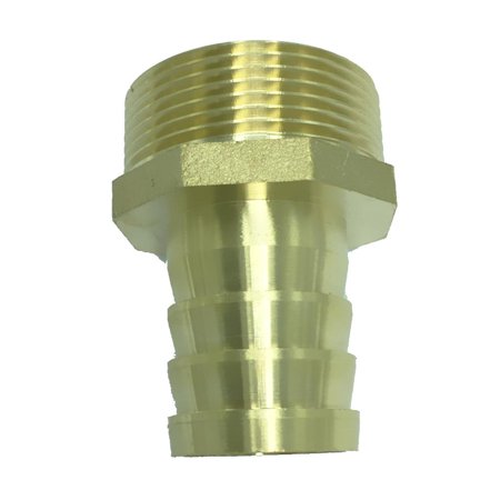 Brass Compression Hose Fitting Connector, Barb x NPT Male, Thread G11 ...