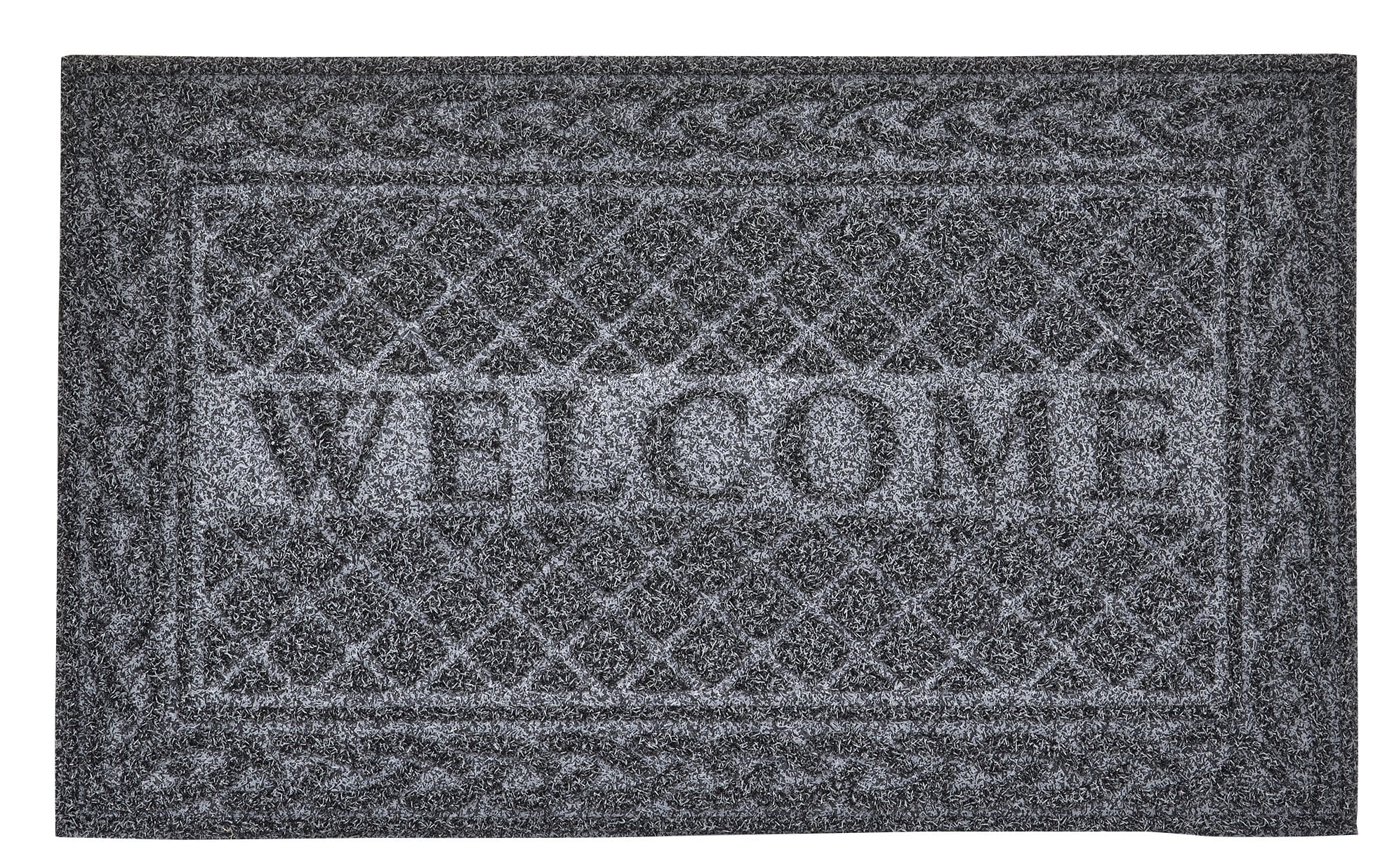 Superio Grey Lattice Coir Doormat 18"x30" | Walmart Canada