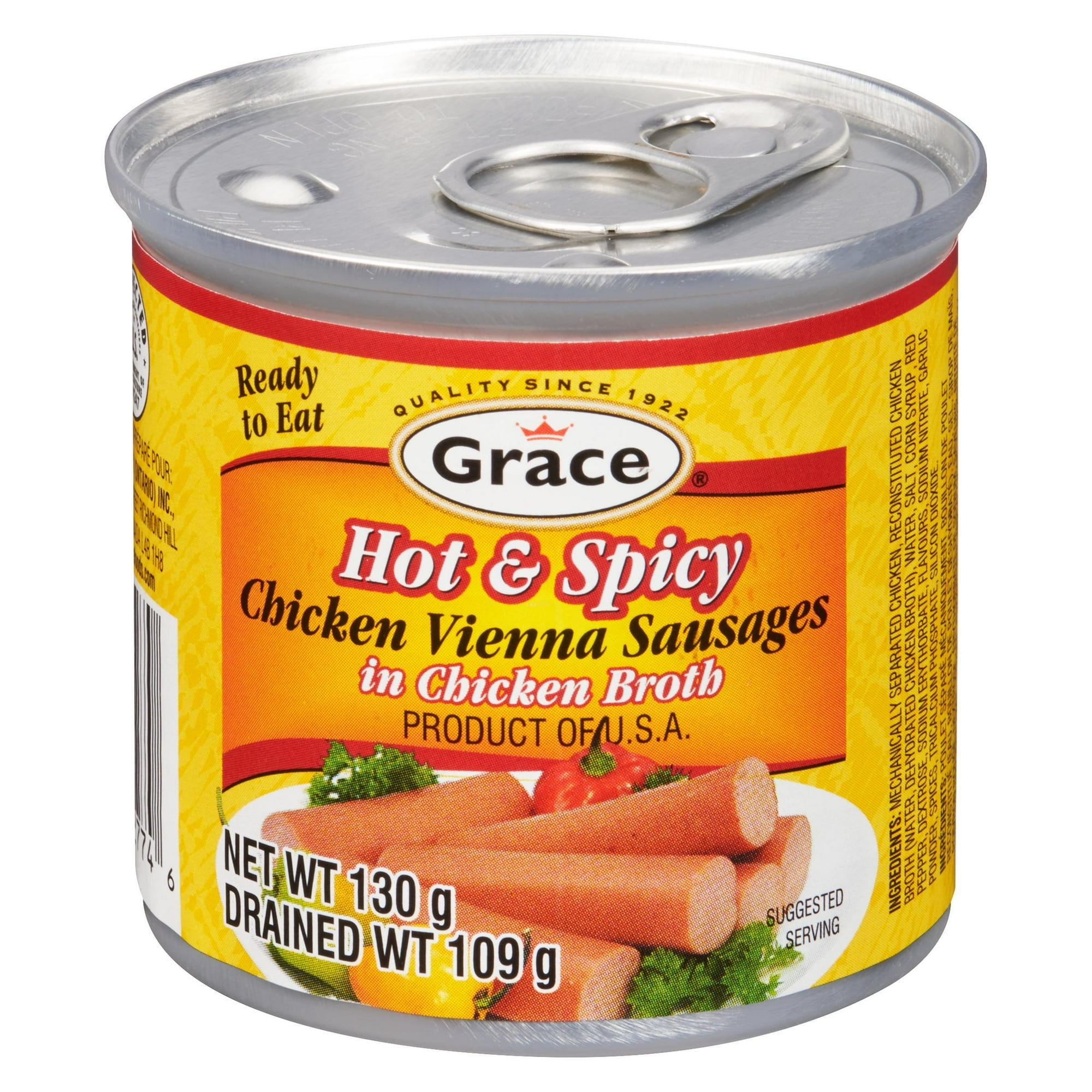 Click here for Grace Hot Vienna Sausage prices