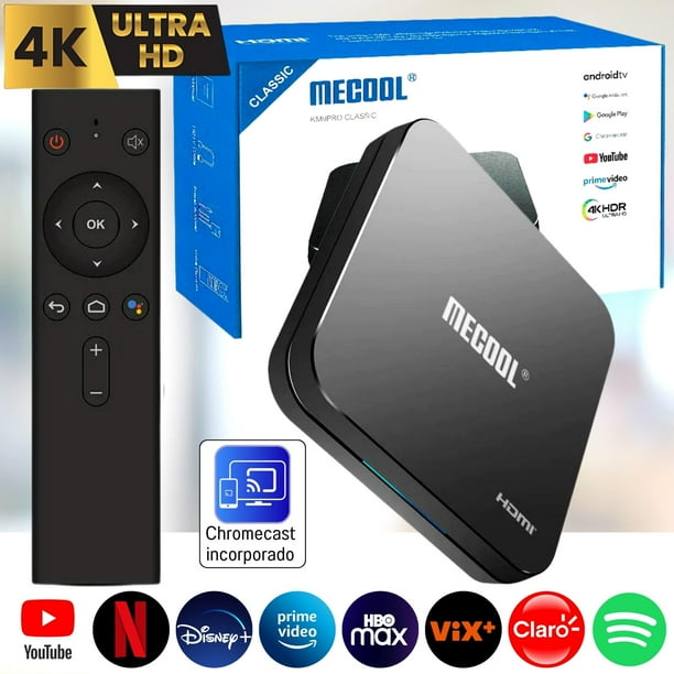Android TV Box Ultra HD con Asistente de Google y Chromecast incluido CERTIFICADO | Mecool KM9 ...