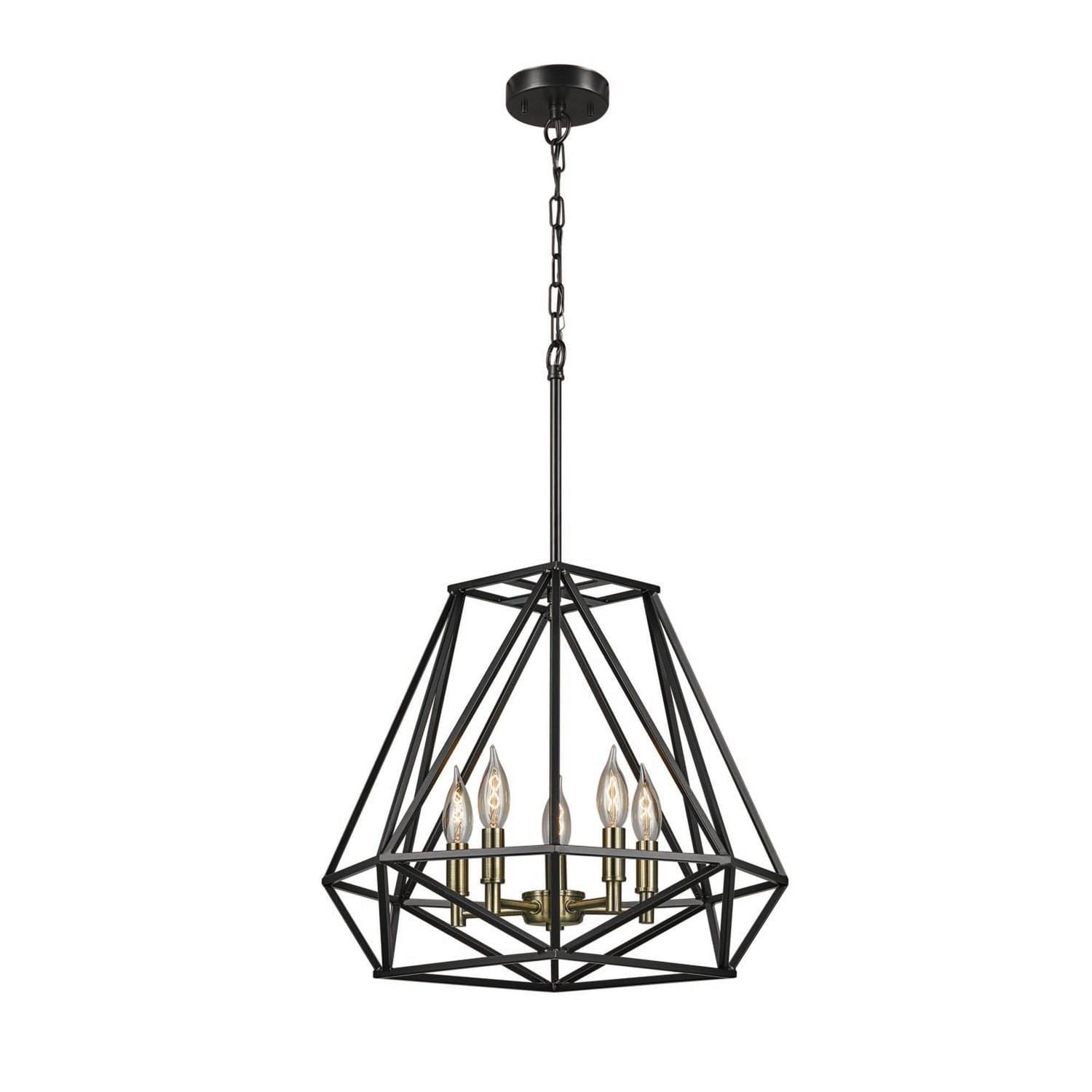 Click here for Globe Electric Sansa 5-Light Chandelier  Dark Bron... prices