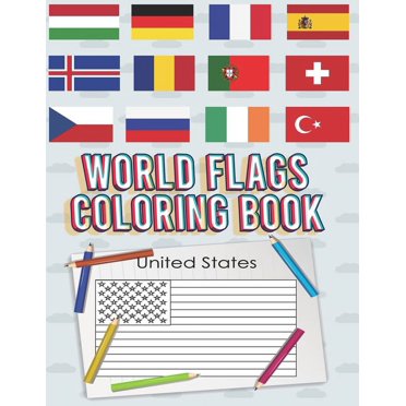 Flags of Europe Countries Coloring Book : A Great Geography Gift For ...