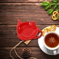 Ceramic Tea Bag Coasters Teapot Shaped Ceramic Tea Bag Holder Kitchen ...