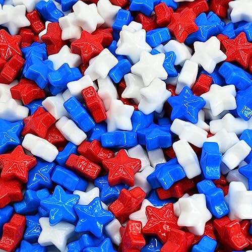 Candy Retailer All American Patriotic Red White & Blue Candy Stars (2 ...
