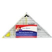 Omnigrid 8" Right Triangle Ruler, Quarter-Square Triangle Quilter's ...