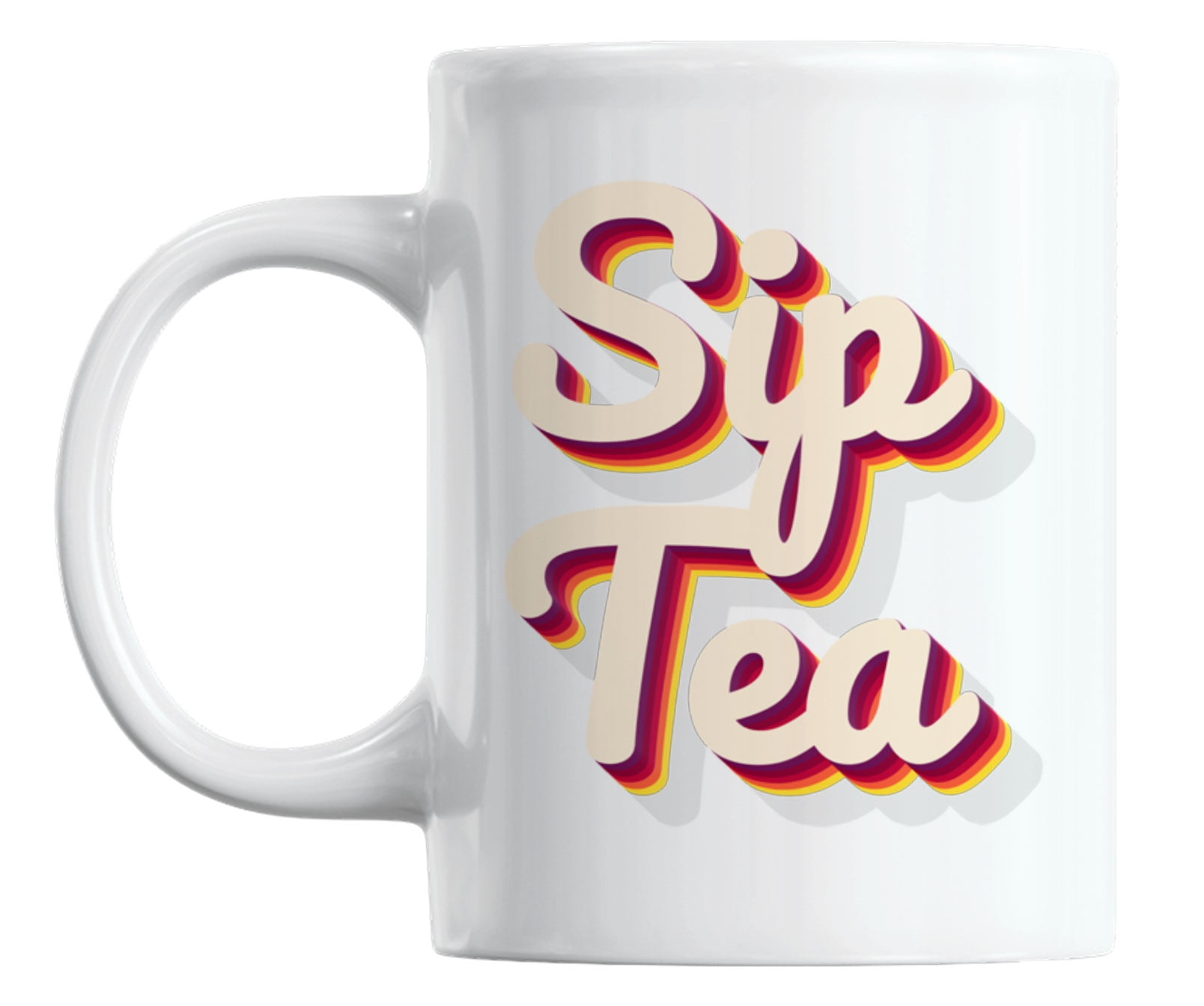 Sip Tea, Gen or Generation Z Slang White Ceramic Coffee & Tea Mug (11oz ...