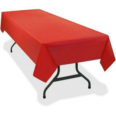 Tablemate Table Set Rectangular Table Cover, Heavyweight Plastic, 54 x ...