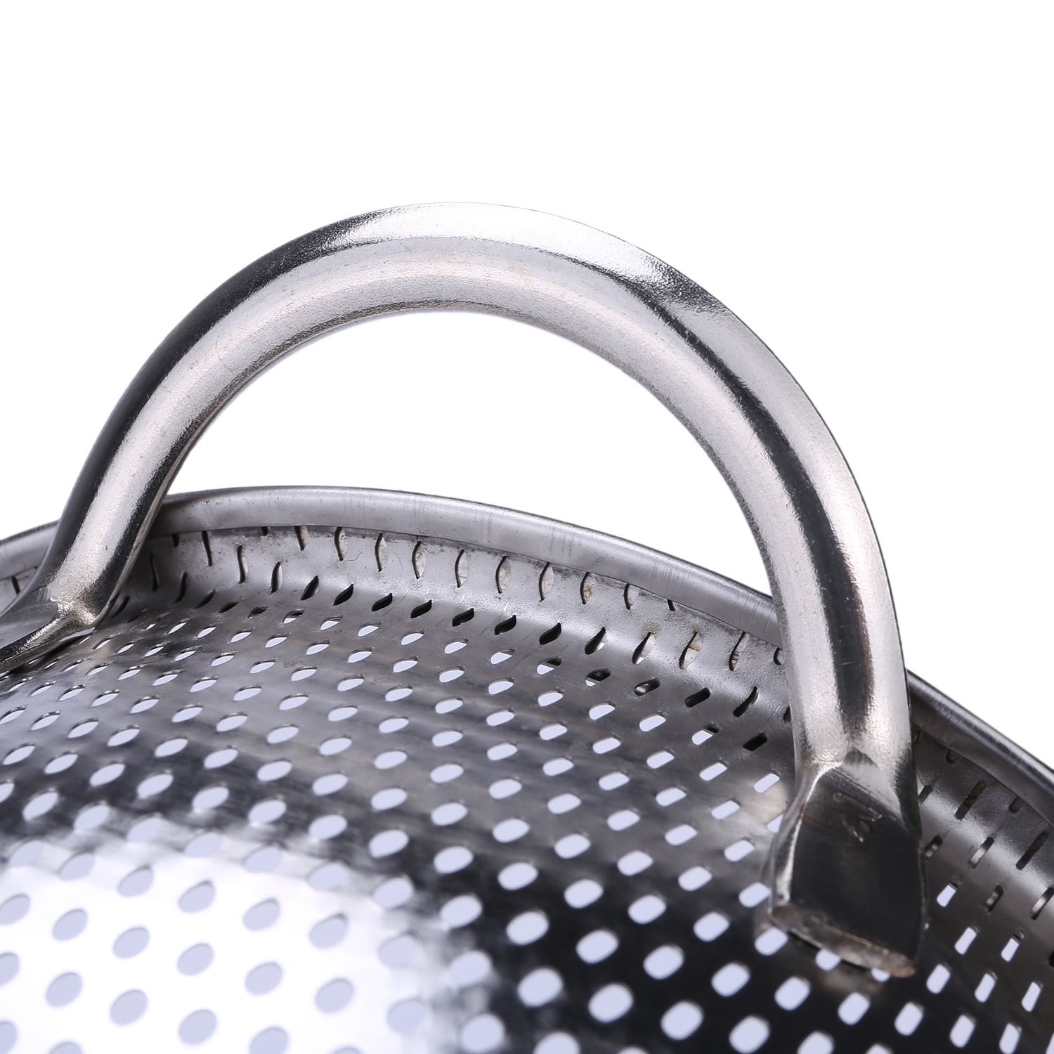 Stainless Perforated Sheet Round Holes Sample | The Metal Company