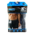 Starter Men's and Big Men’s Stretch Cotton Boxer Briefs, 6-Pack, Sizes ...