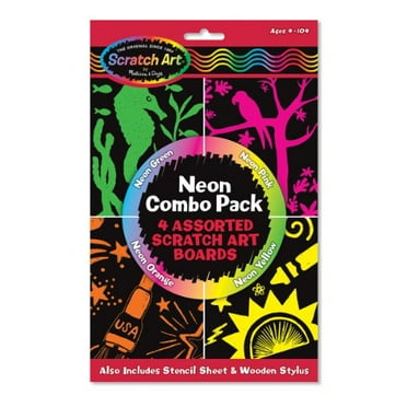 Melissa & Doug Deluxe Combo Scratch Art Set - Walmart.com