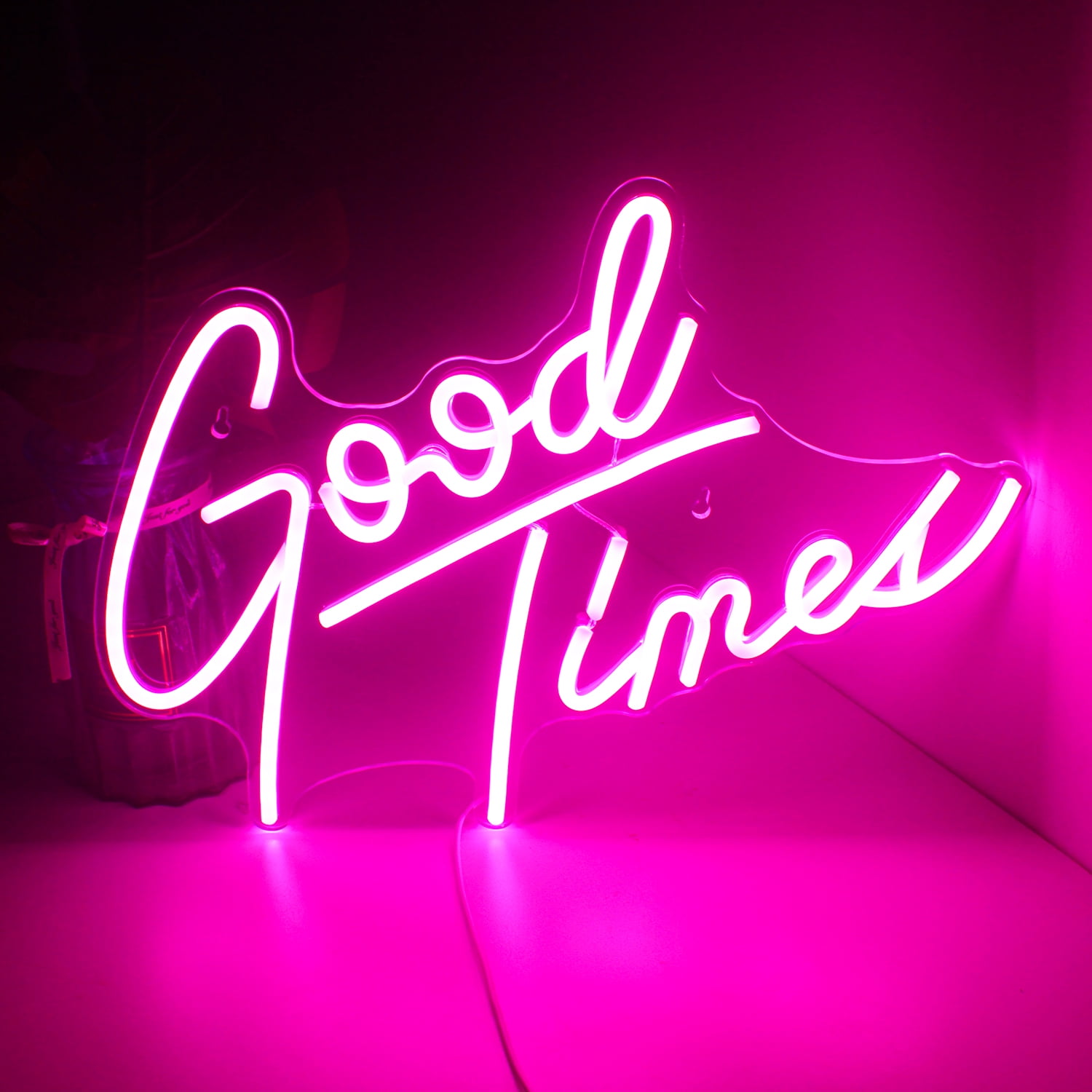 Wanxing Good Times LED Neon Light Signs USB Power for Home Wedding ...