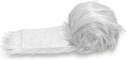 FabricLA Faux Fur Ribbon Trim Fabric - 2" Wide x 36" Long (3 FT) - Soft ...