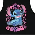 Disney Junior Girls Lilo and Stitch Crop Top Tank T-Shirt with Side Tie ...