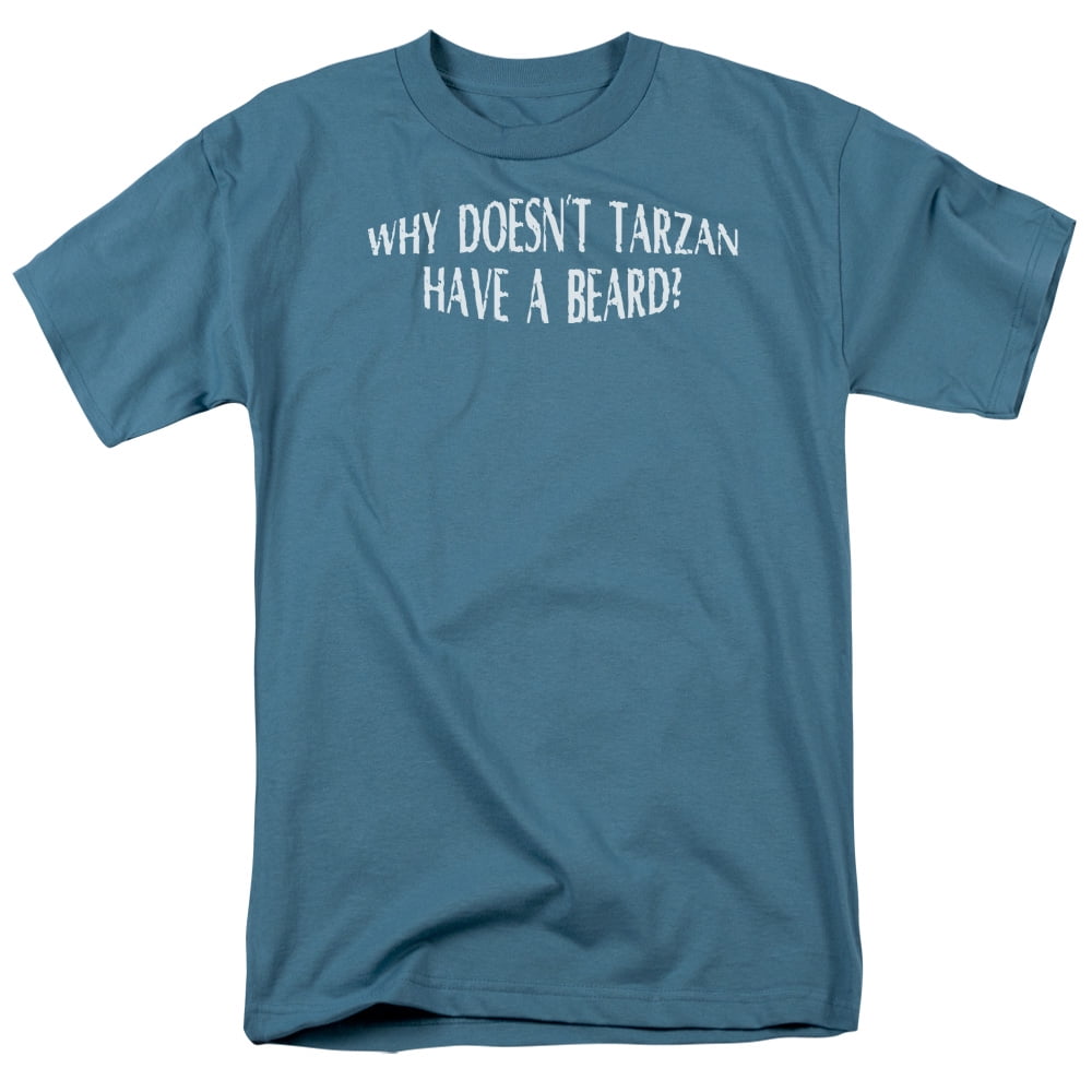 - Tarzan Have A Beard - Short Sleeve Shirt - XXXXX-Large - Walmart.com