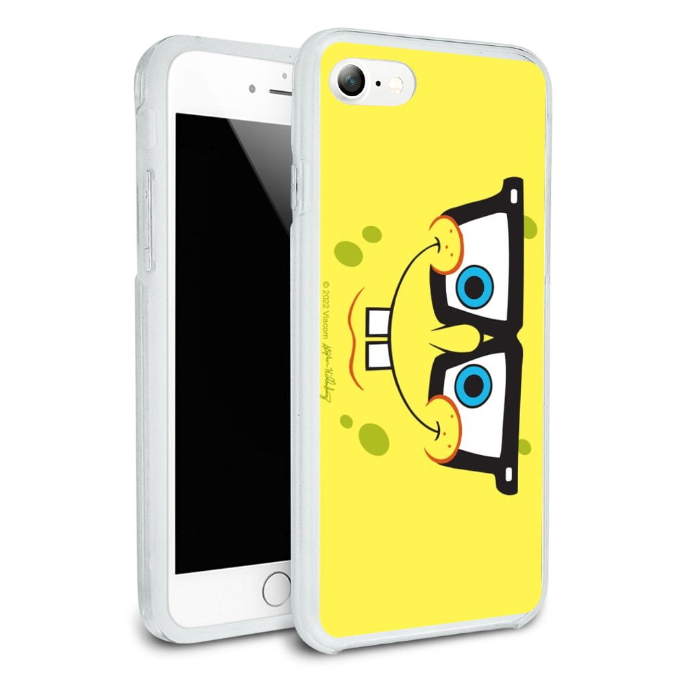SpongeBob Nerd Face Protective Slim Fit Hybrid Rubber Bumper Case Fits ...