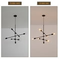 YANSUN 6 Lights Sputnik Chandelier, Modern Pendant Lighting Ceiling ... YANSUN 6 Lights Sputnik Chandelier, Modern Pendant Lighting Ceiling ...